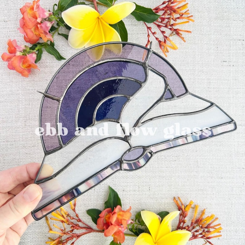 Stained Glass PATTERN - Open Book Rainbow - DIGITAL Download - Bookish ...