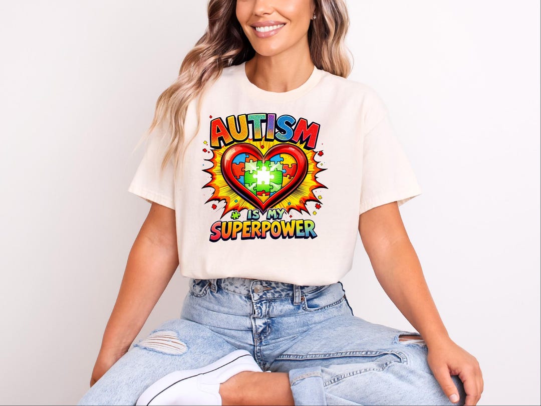 Autism is My Superpower Shirt: Awareness Puzzle Piece Tee - Etsy