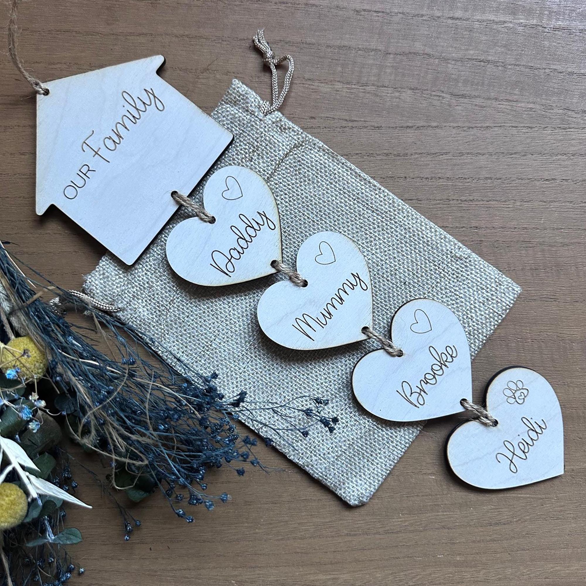 Our Family Wall Hanging | Family Tree | Family Wall Hanger | Custom ...
