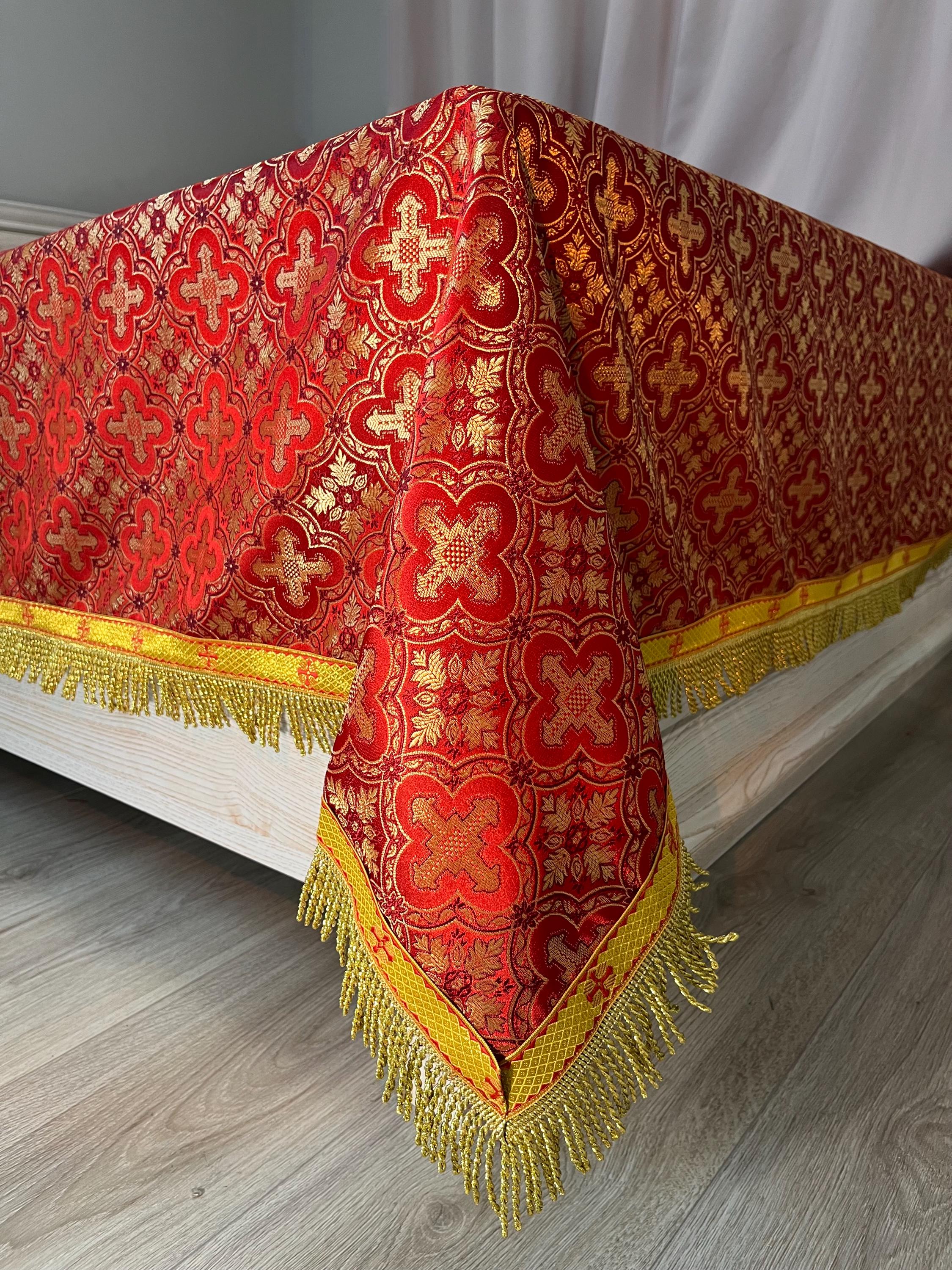Liturgical Altar Cover | Custom Church Linens With Fringe - Etsy