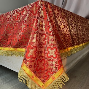 Liturgical Altar Cover | Custom Church Linens With Fringe - Etsy
