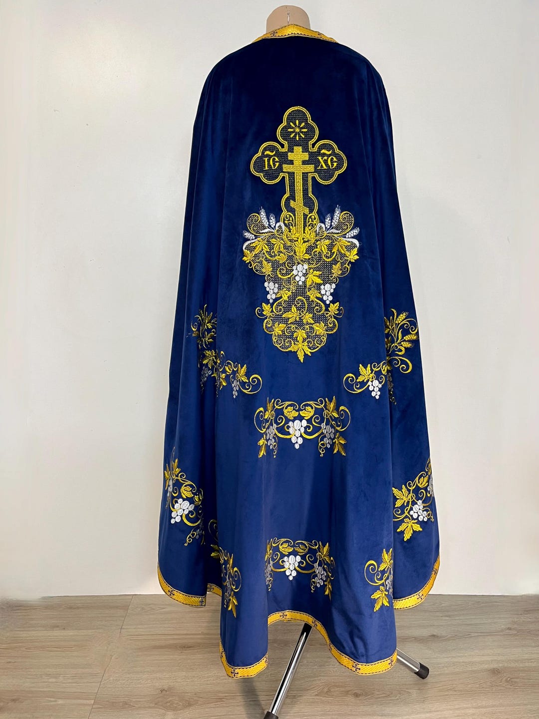 Greek Embroidered Priest Vestment Set | Priest Gift | Priests Clothing ...