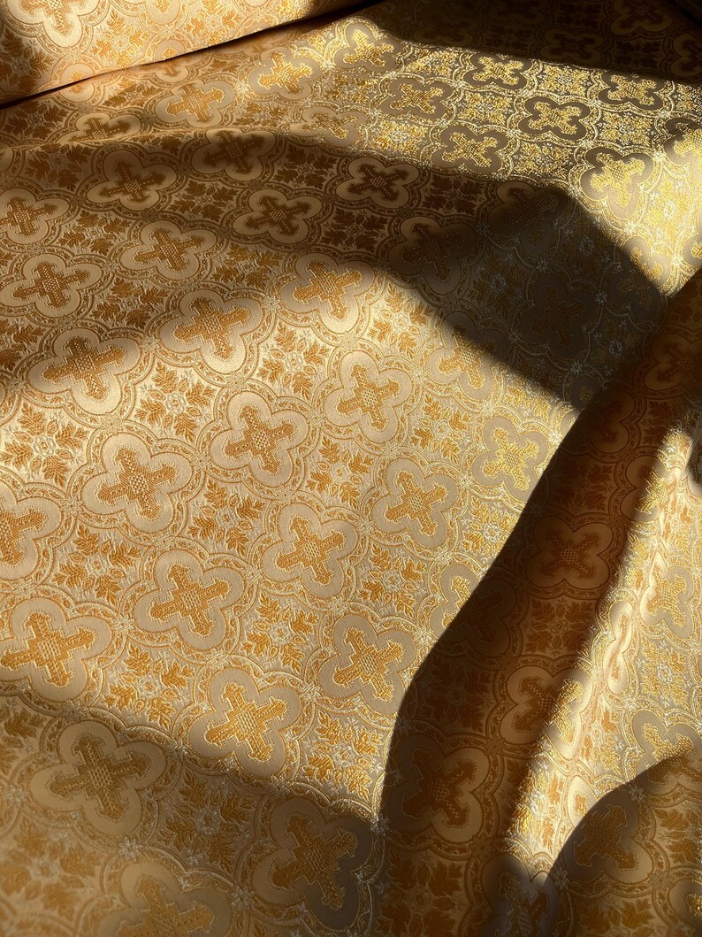 Liturgical Fabric Orthodox Vestment Fabric brocade Fabric Liturgical ...