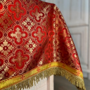 Liturgical Altar Cover | Custom Church Linens With Fringe - Etsy