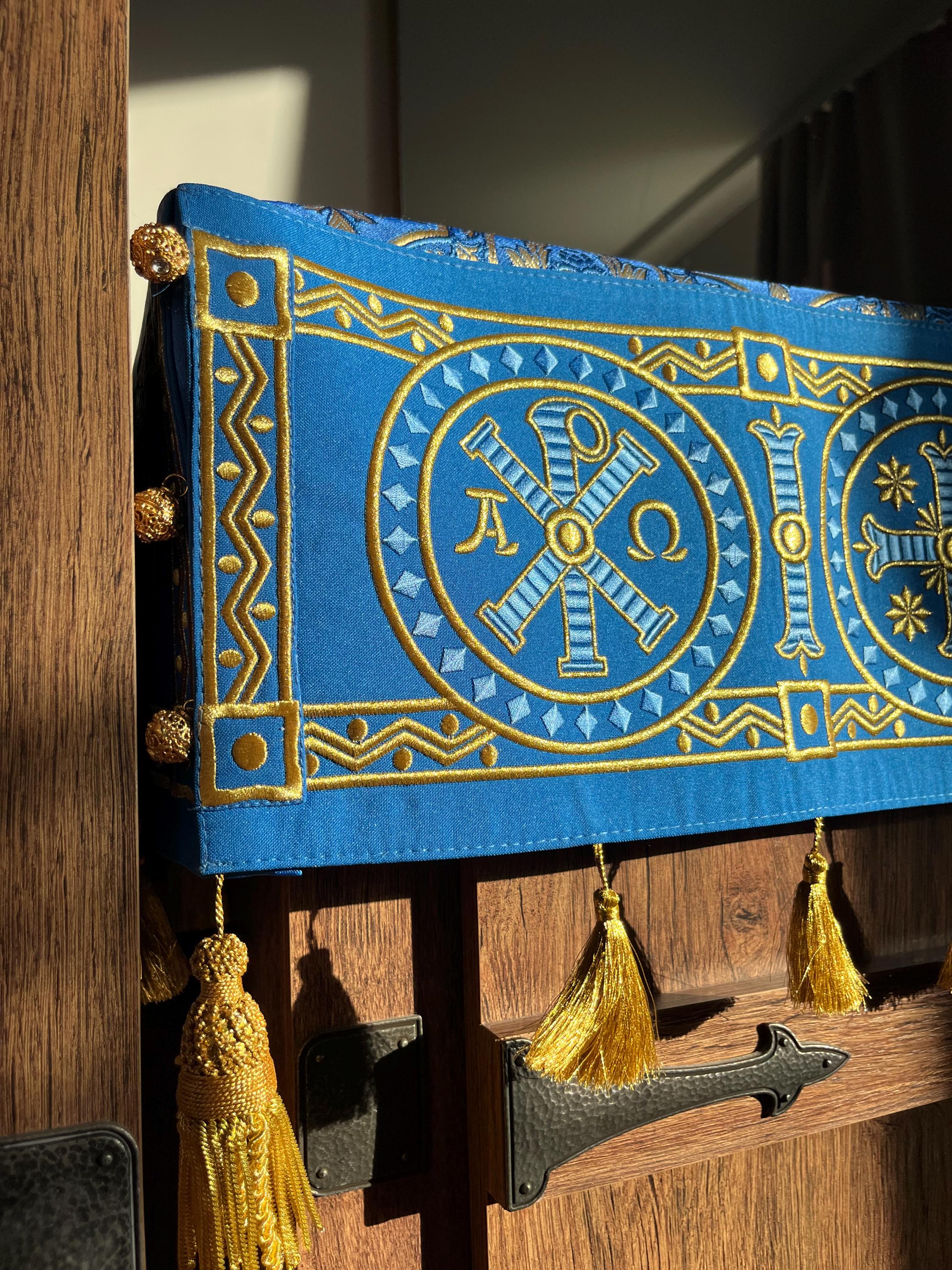 Embroidery Altar Cover Altar Cloth Orthodox Tablecloth on the Throne or ...