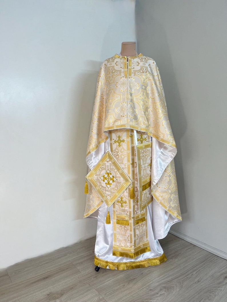 Greek Style Orthodox Priest Vestments | Liturgical Robe - Etsy