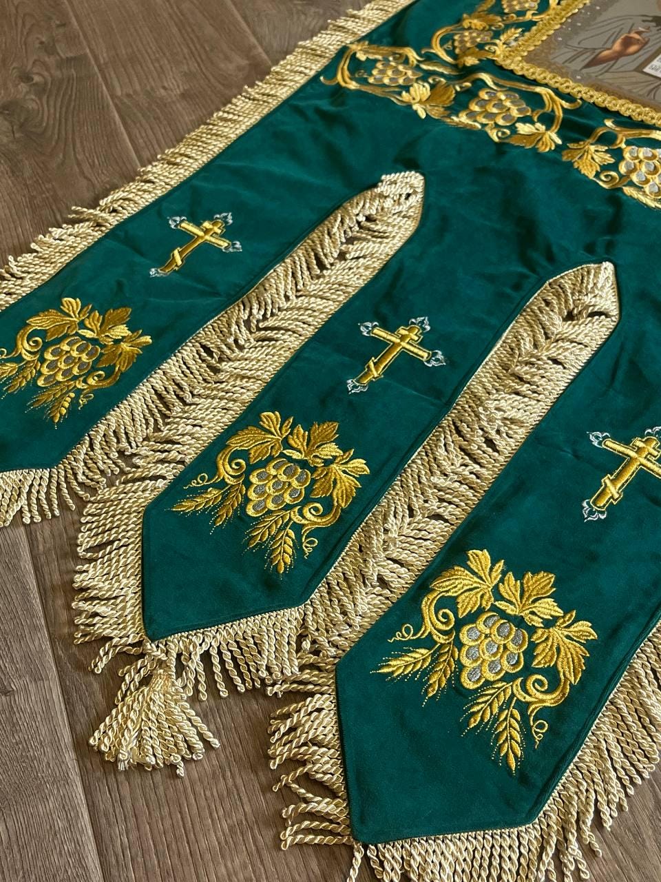 Embroidered Gonfalons of Jesus Christ and the Mother of God Orthodox ...