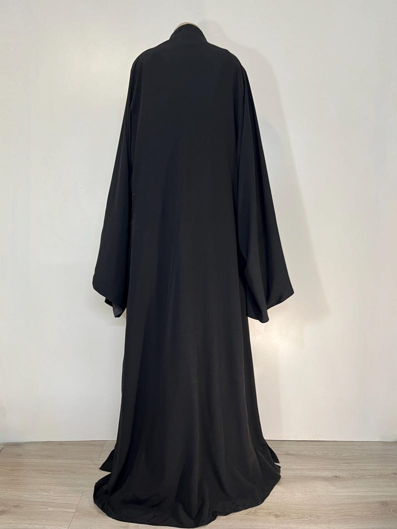 Black Monk Robe | Lightweight Wet Silk Clergy Cassock, Greek Style - Etsy