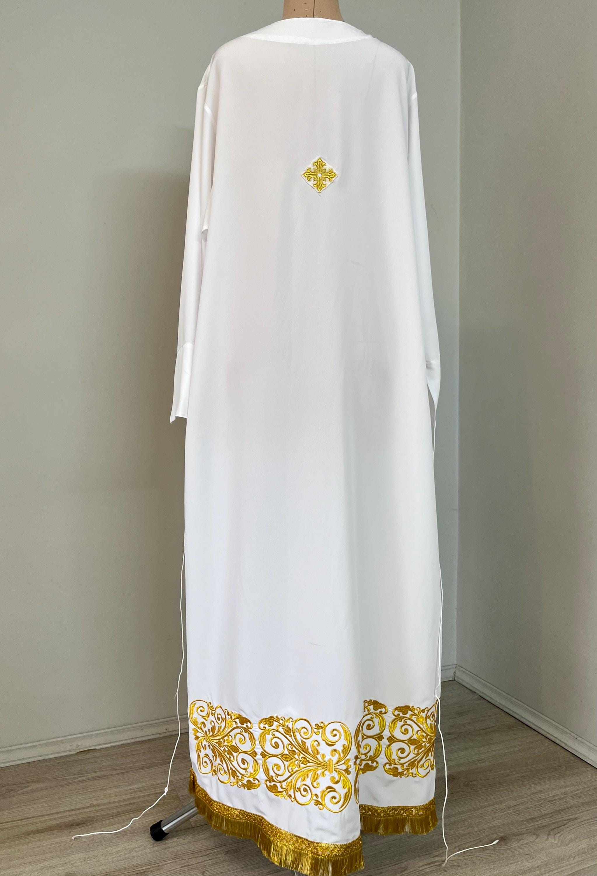 Alb | Surplice | Altar Vestment | Albs for Priest | Embroidery ...