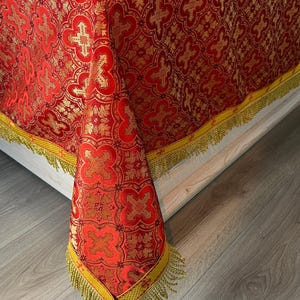Liturgical Altar Cover | Custom Church Linens With Fringe - Etsy