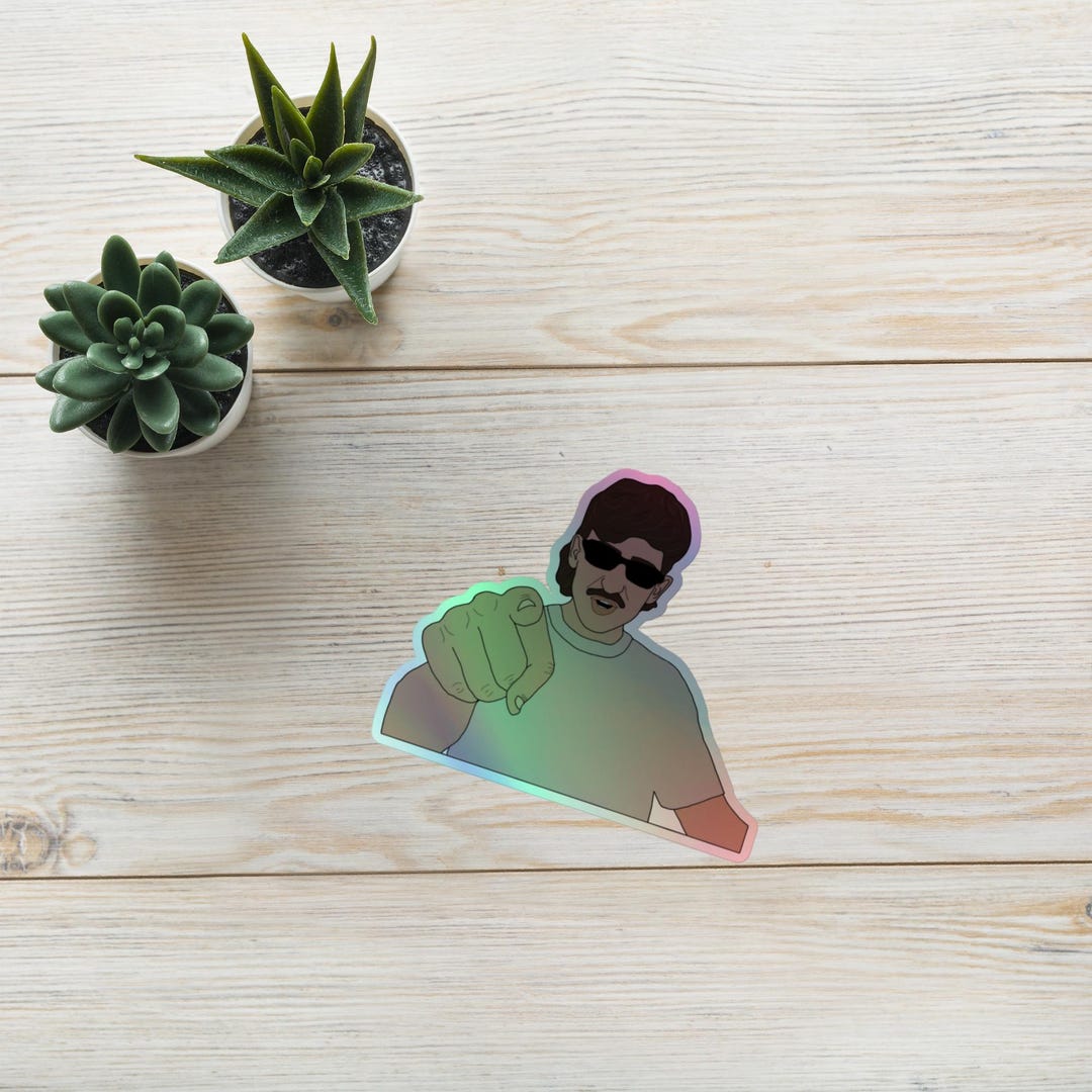 Italianbach Italian Bach Kiss Cut Holographic Sticker - Etsy