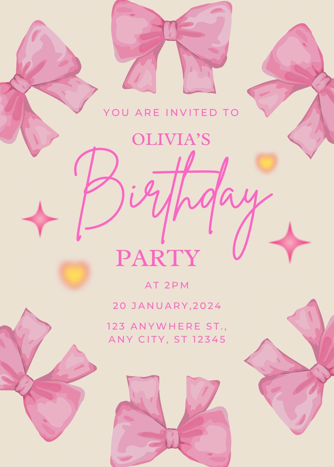 Birthday Invitation - Etsy