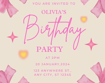 Birthday Invitation - Etsy