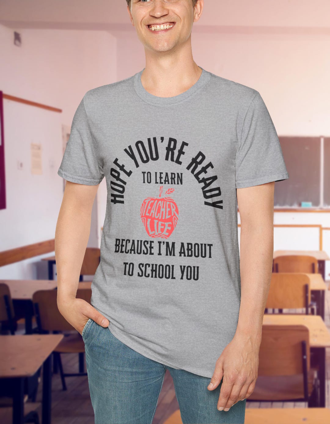 Ready to Learn - T Shirt | Shirt for Teachers and Educators | Funny ...