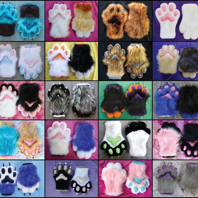 Furry Handpaw - Etsy