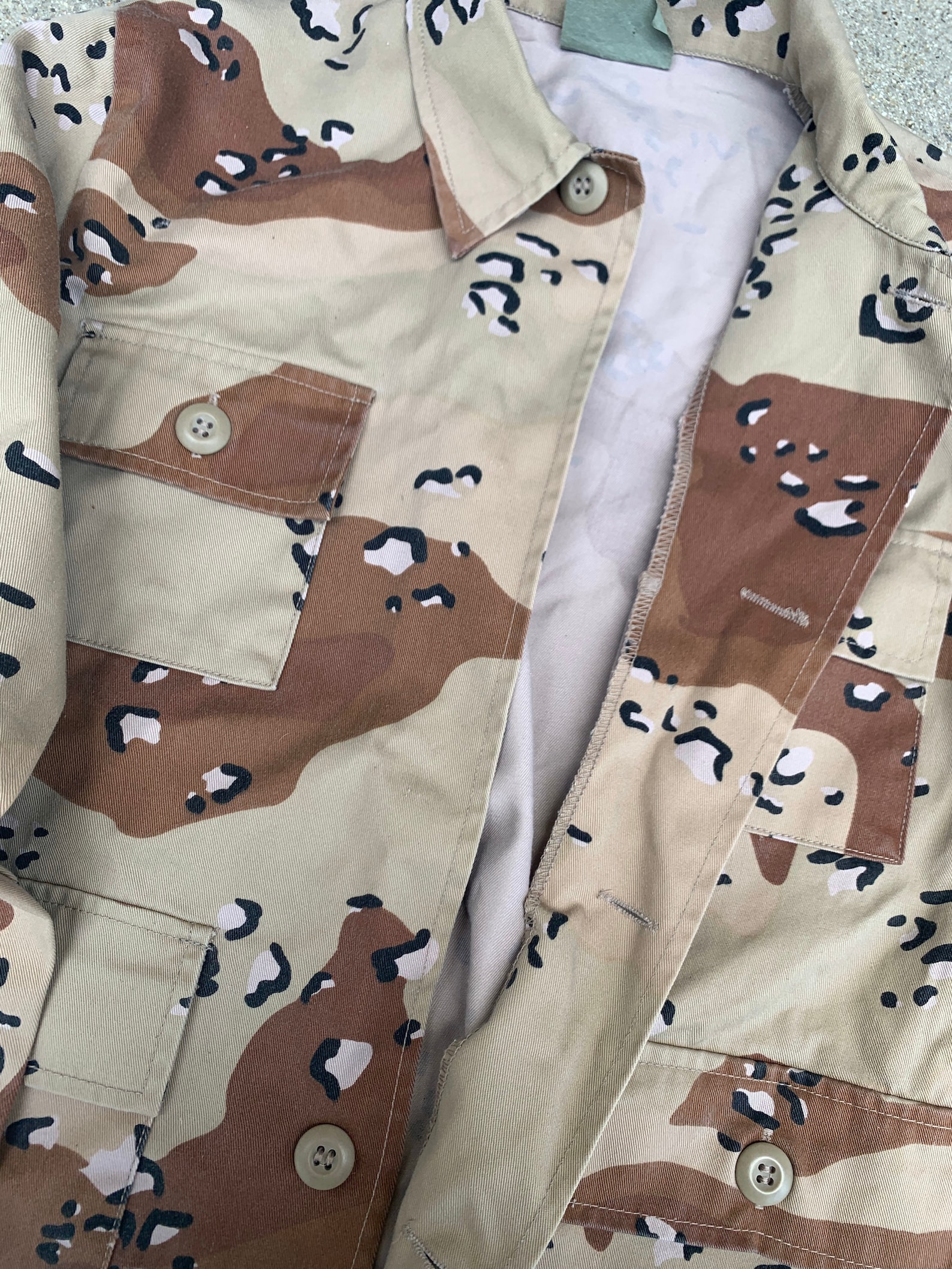 Chocolate Chip Camo Camoflage Camoflauge Vintage Army Jacket - Etsy