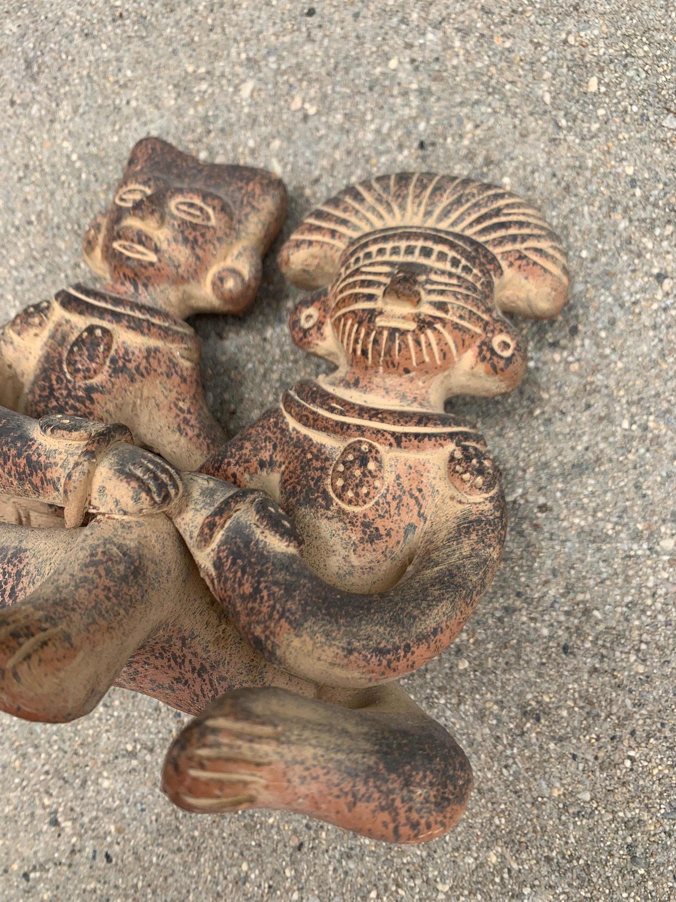 Made in Mexico Mexican Indigenous Aboriginal Tribal Two Man Vintage ...