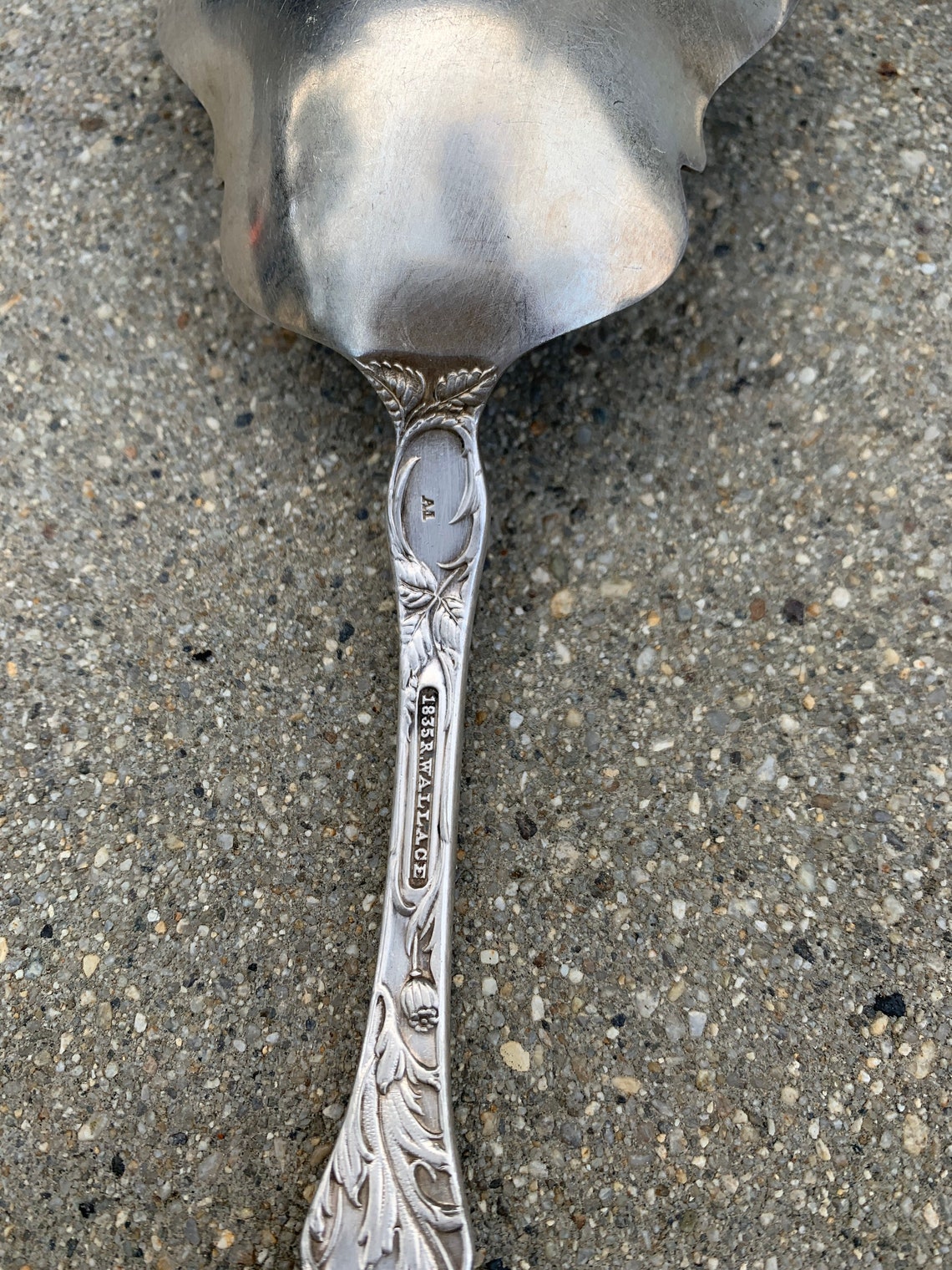1835 R Wallace Big Antique Spoon and Coin Silver 10.15 S. Kirk | Etsy