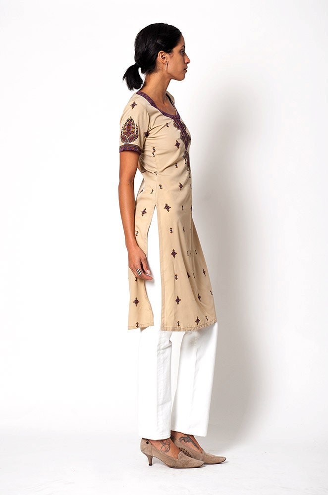 The Vintage Indian Style Tunic Dress - Etsy