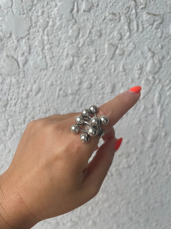 Silver bauble vintage - Gem