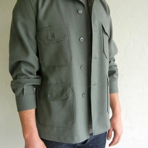 Grey 4-pocket Utility Jacket - Etsy