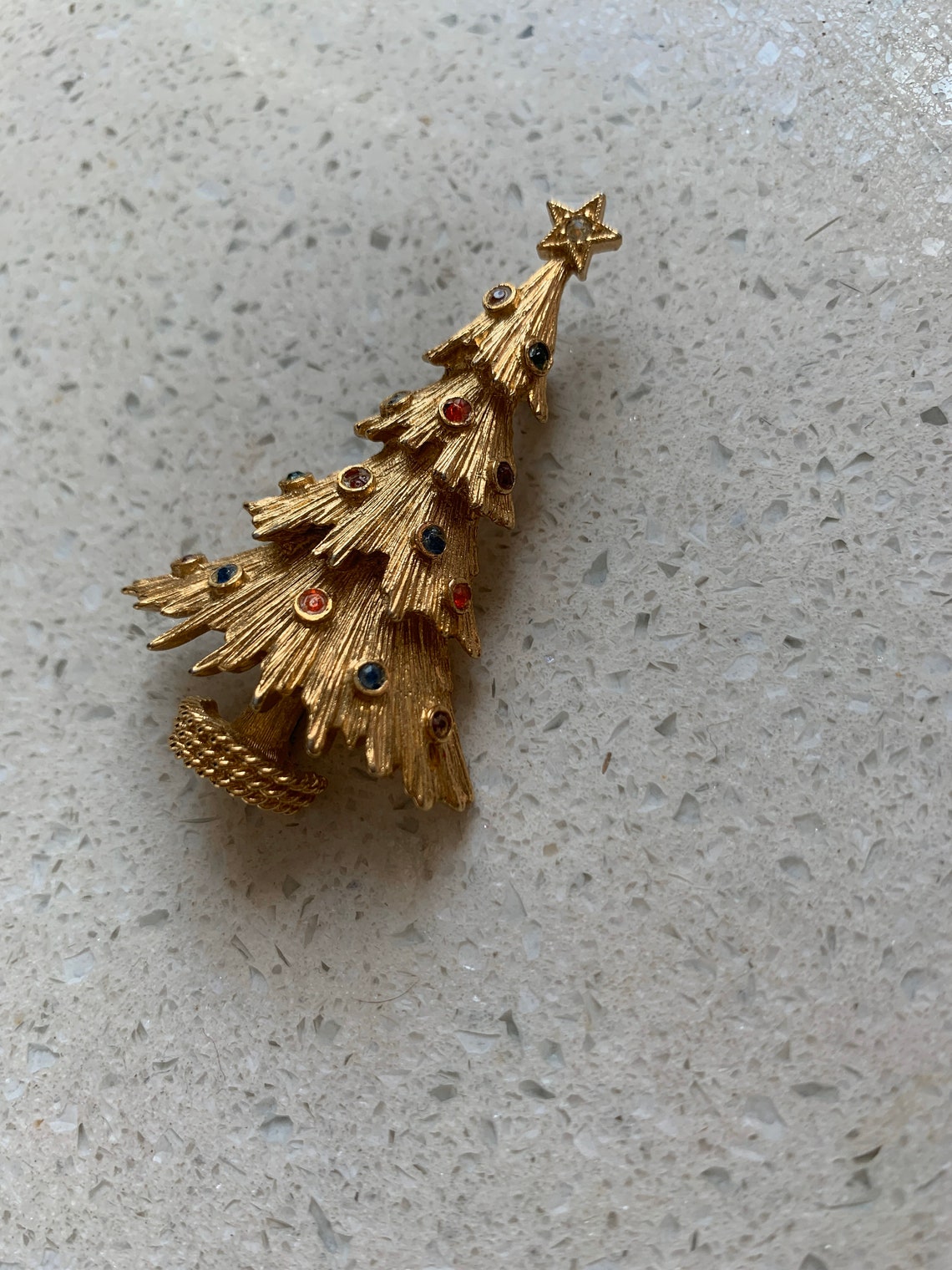 Monet Gold Plated Vintage Christmas Pin Brooch - Etsy