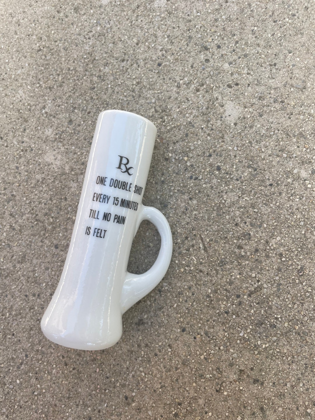 RX Double the Fun Vintage Liquor Shot Glass Barware - Etsy