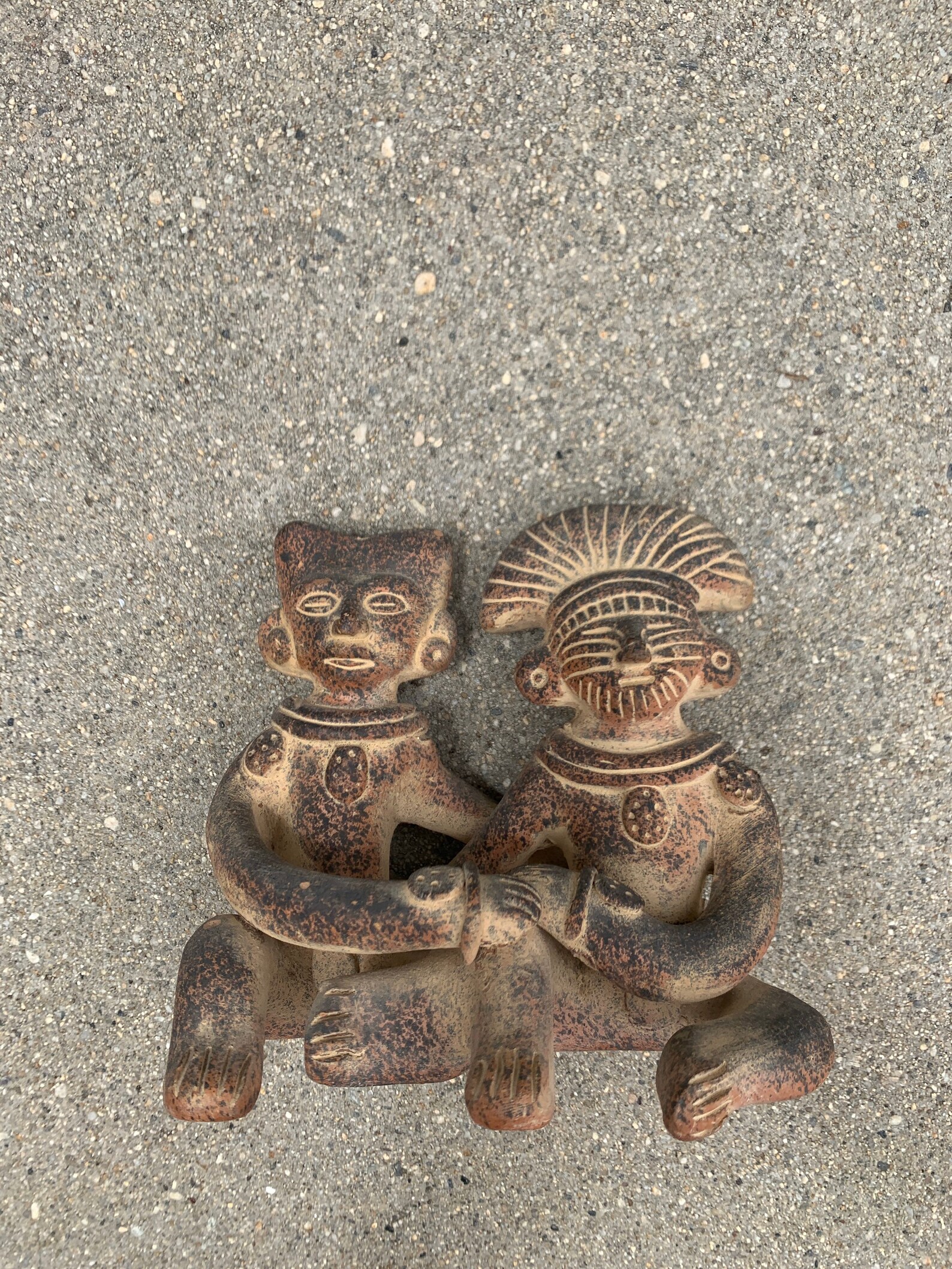 Made in Mexico Mexican Indigenous Aboriginal Tribal Two Man Vintage ...