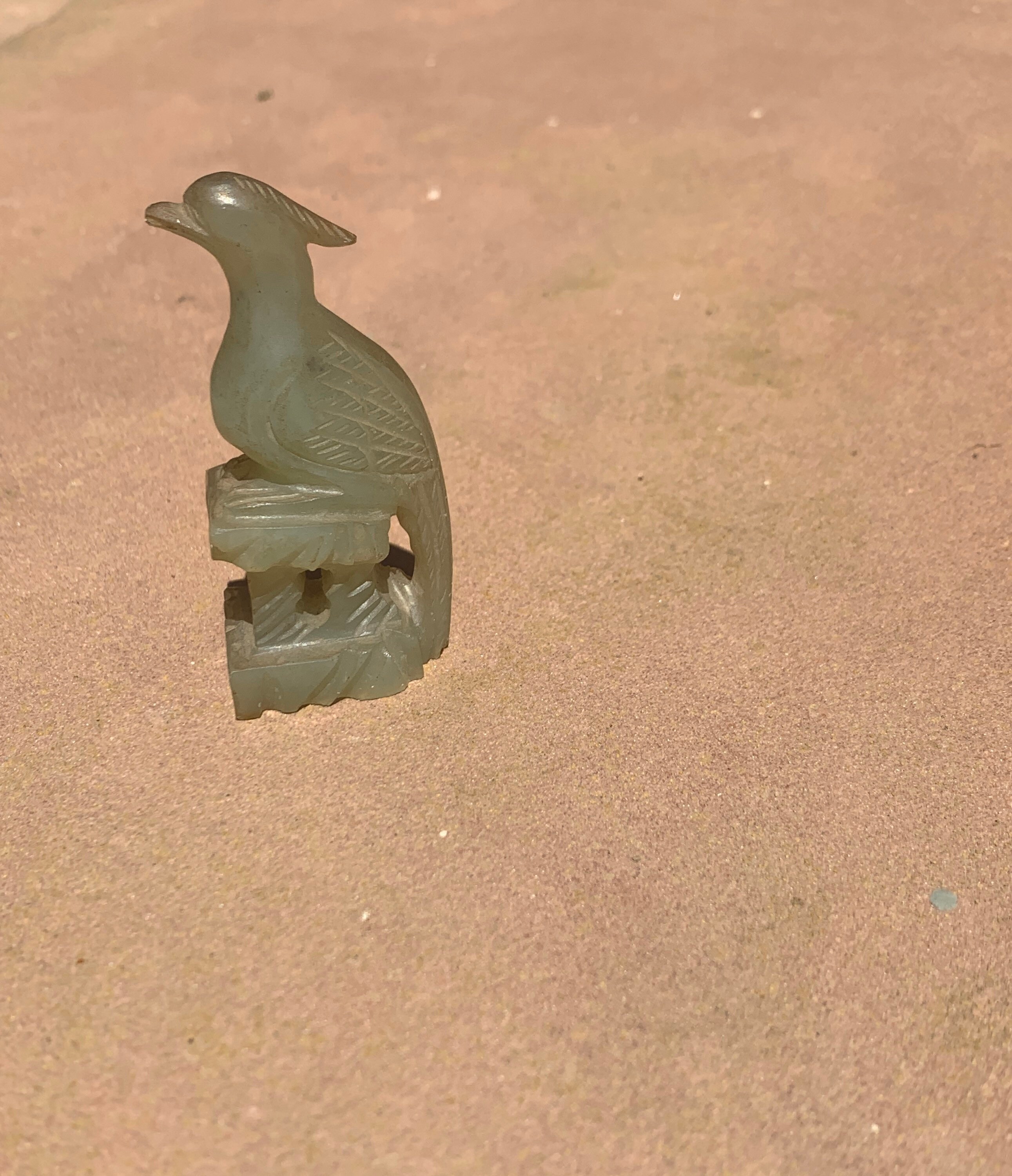 Chinese Paradise Bird Jade Vintage Carving Figurine - Etsy