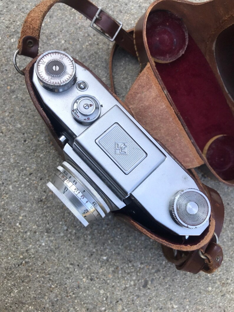 Praktiflex FX SLR 1950s Vintage Camera and Camera Bag - Etsy