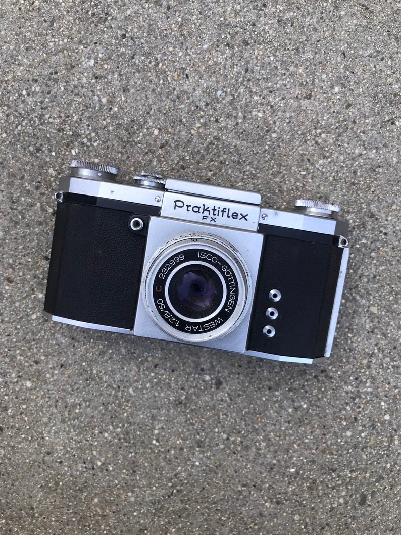 Praktiflex FX SLR 1950s Vintage Camera and Camera Bag - Etsy