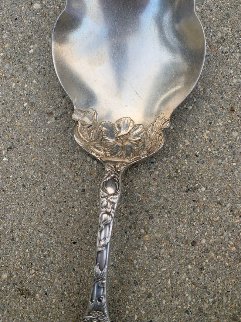 1835 R Wallace Big Antique Spoon and Coin Silver 10.15 S. Kirk & Son ...