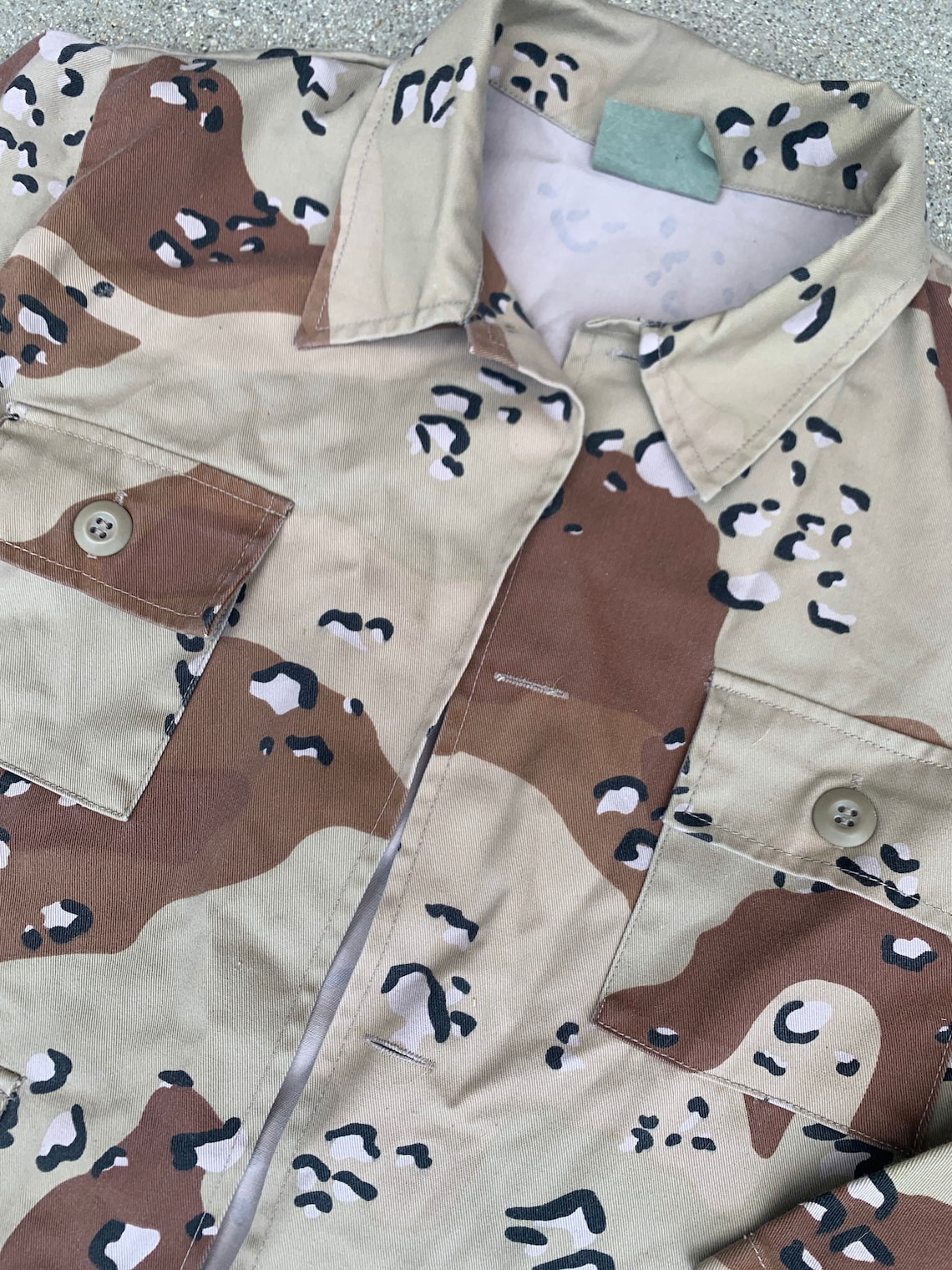 Chocolate Chip Camo Camoflage Camoflauge Vintage Army Jacket | Etsy