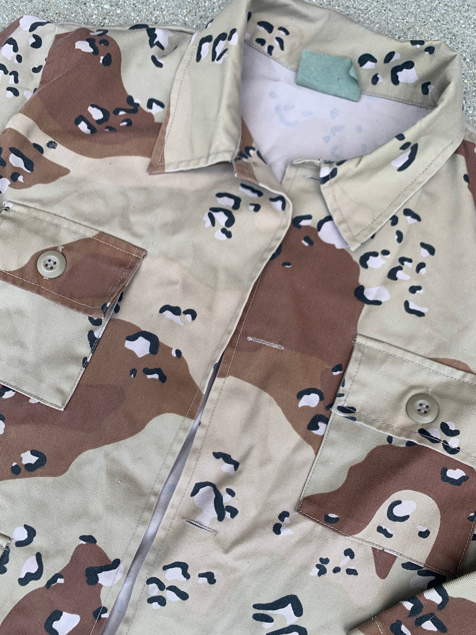 Chocolate Chip Camo Camoflage Camoflauge Vintage Leger Jas - Etsy Nederland