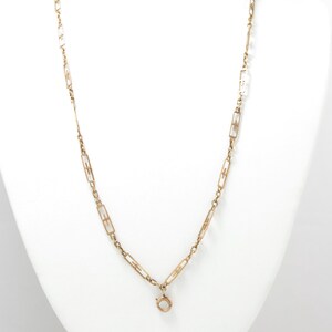 Victorian 10k Gold Watch Chain; Victorian Necklace; Antique Chain ...