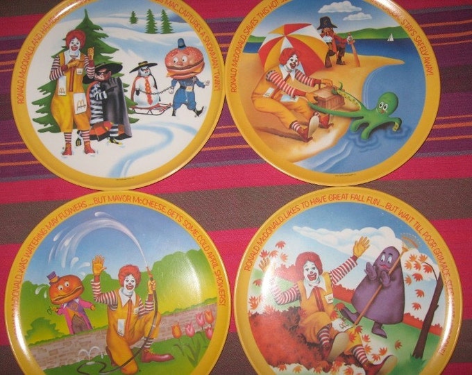 Vintage Mcdonalds Plates - Etsy