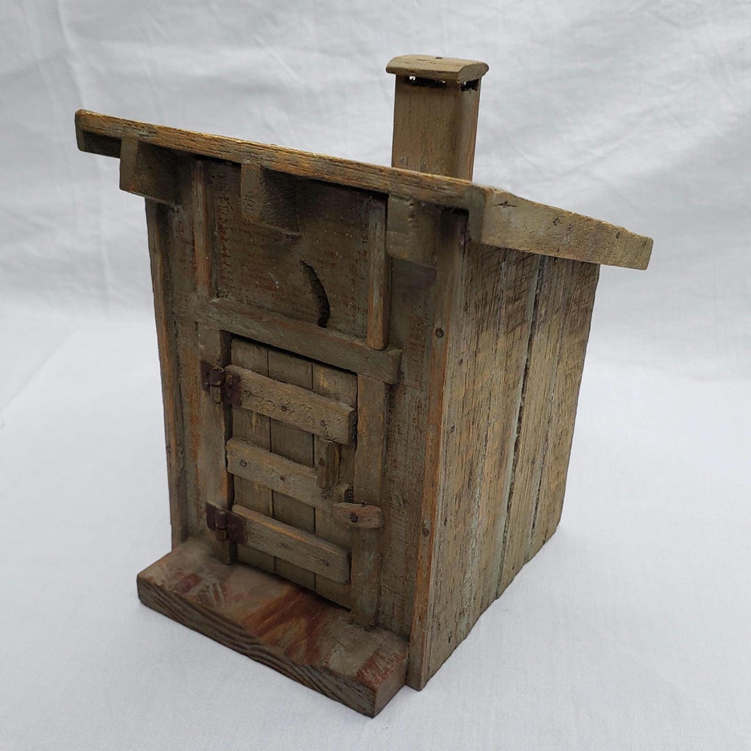 Vintage Handmade Mini Outhouse - Etsy