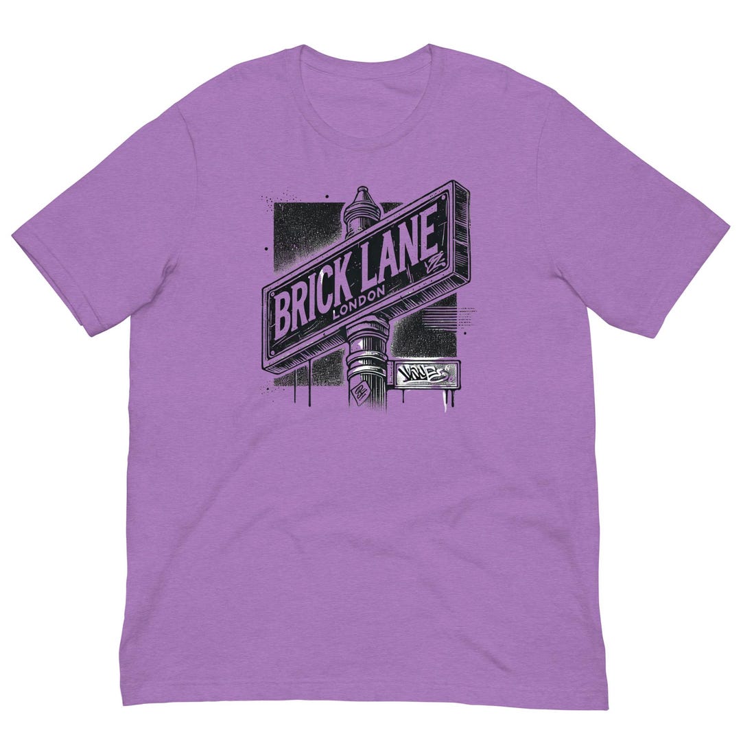 Distressed Brick Lane Signpost Design Unisex T-shirt - Etsy
