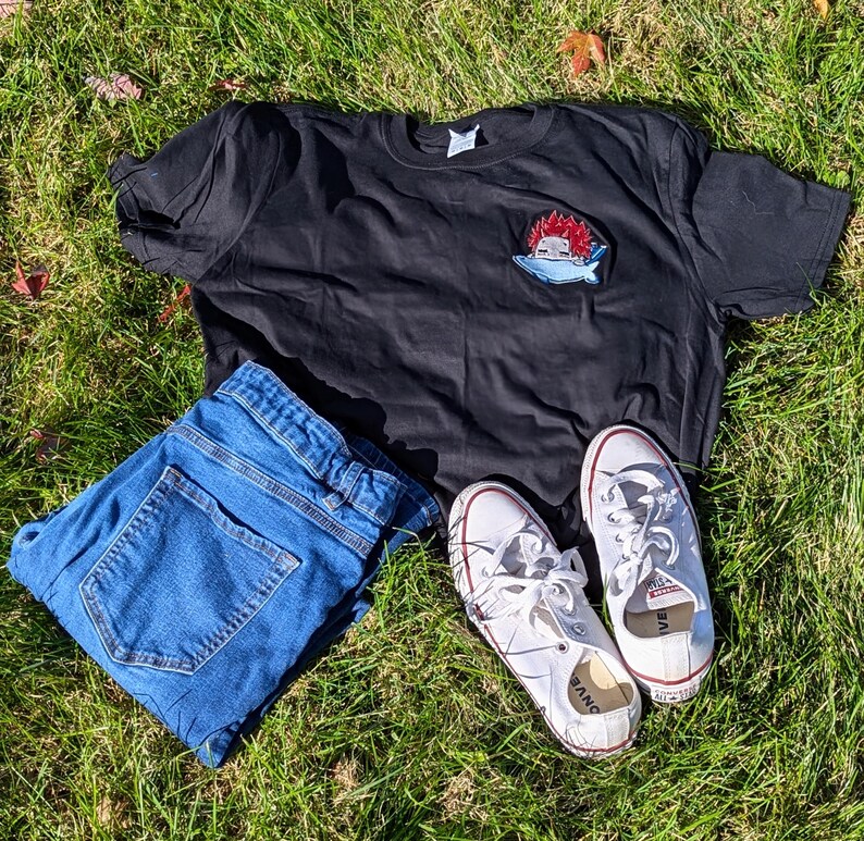 Shark Boy Kirishima MHA Anime Inspired Embroidered Shirt - Etsy