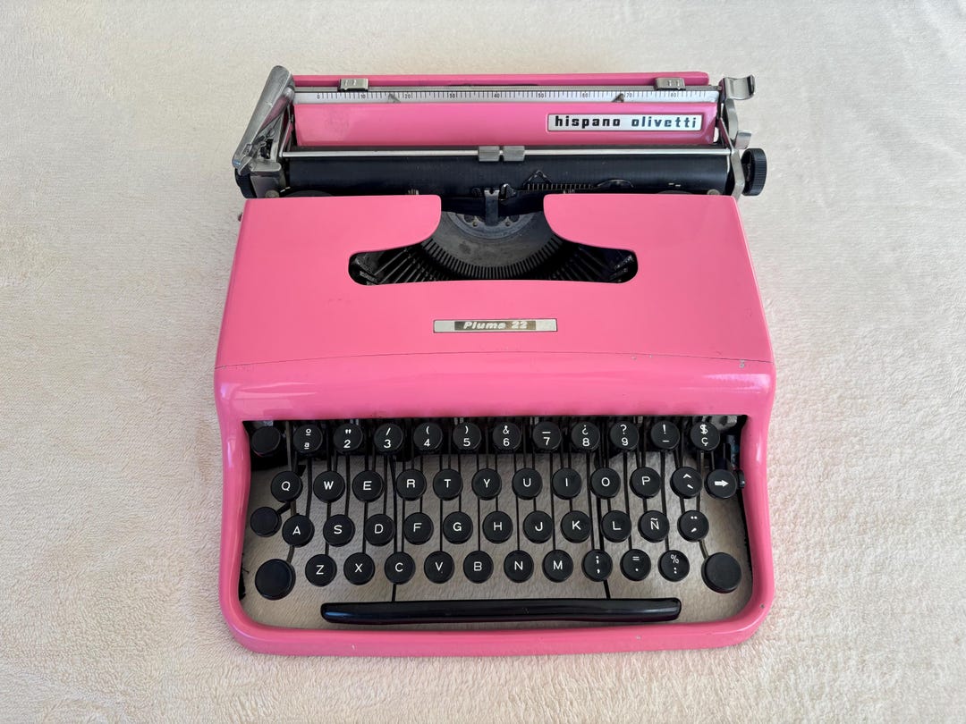 RARE PINK Olivetti Lettera 22 - Etsy