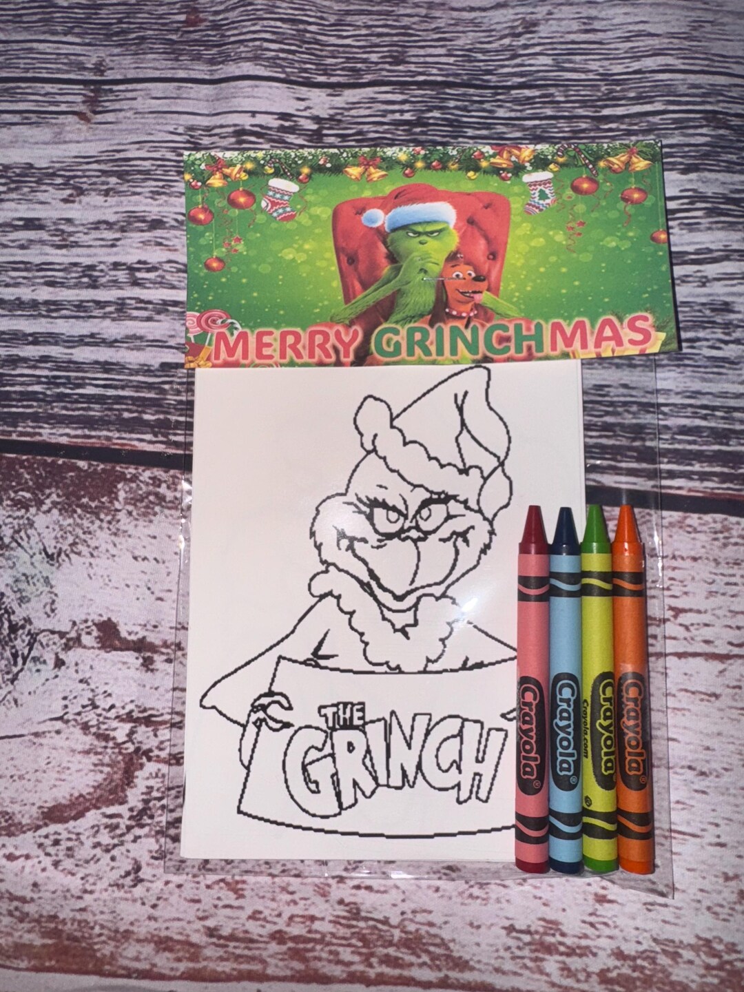 Grinchmas Coloring Activity Packs - Etsy