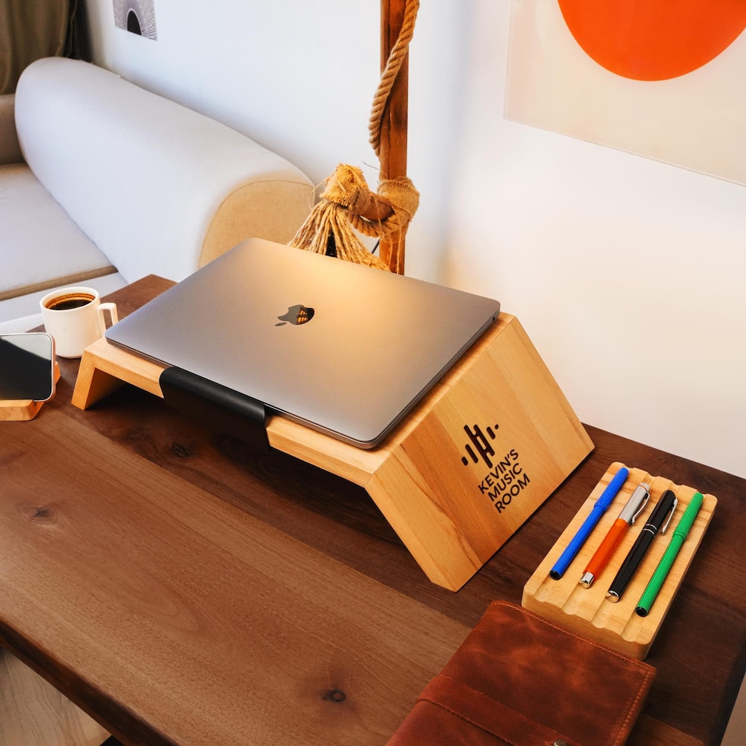 Custom Name Music Studio Desk Organizer, Wooden Trays, Musician Gift - Etsy