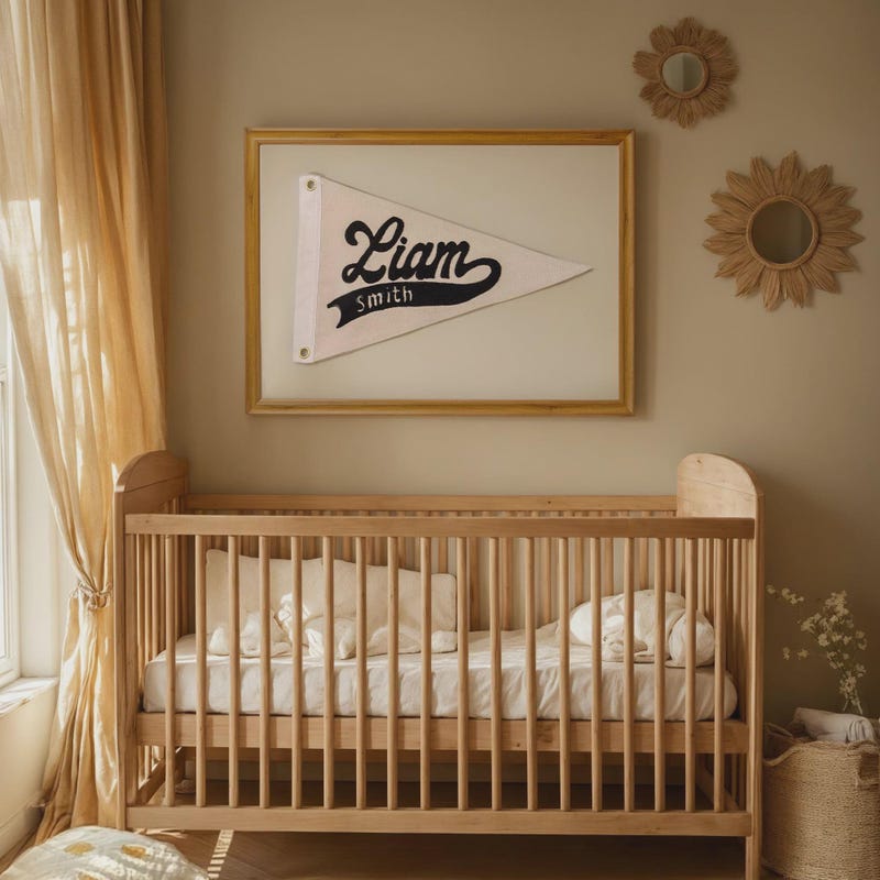 Felt Embroidery Name Sign - Etsy