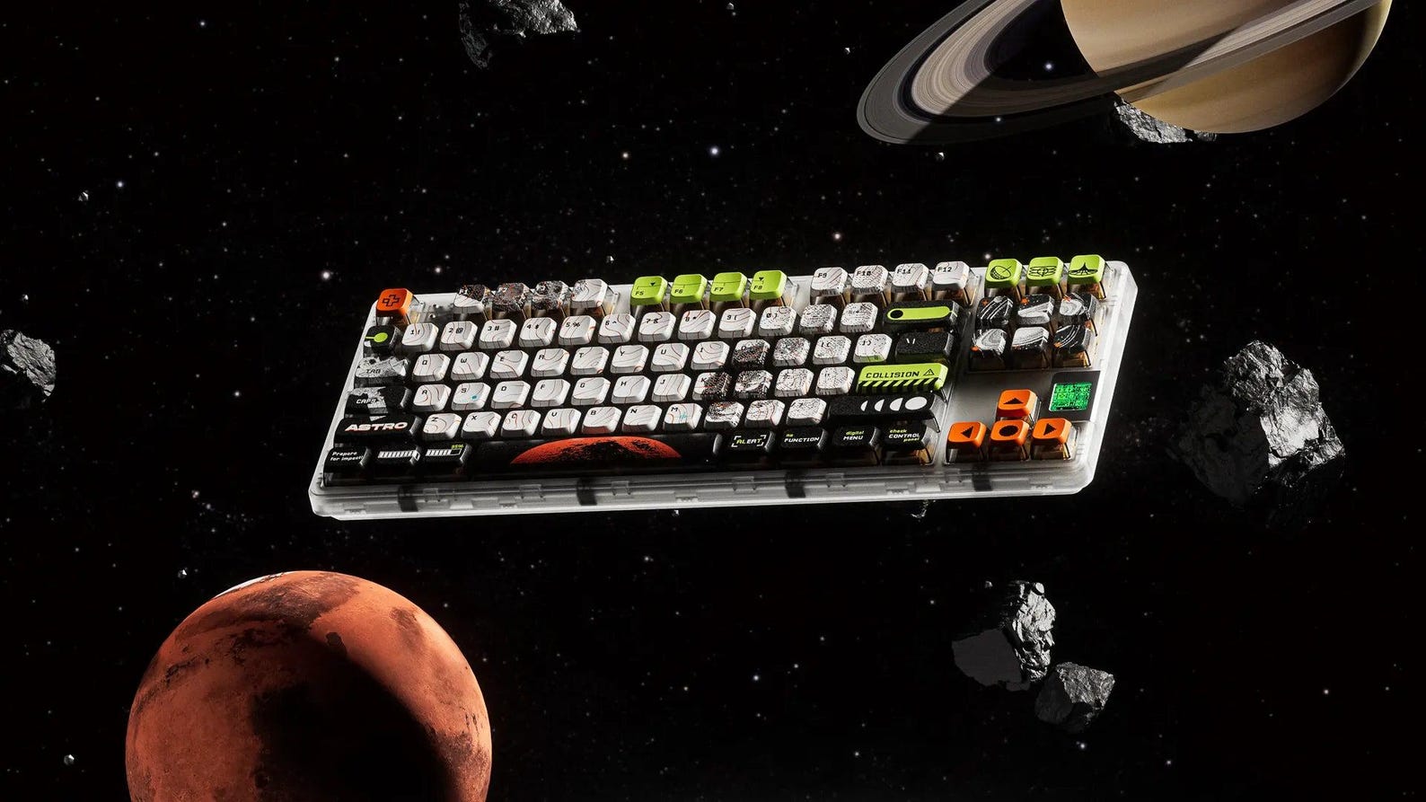 Qwertykey80 Astro Bluetooth Wireless Hotswap RGB QMK/VIA-L Gasket ...