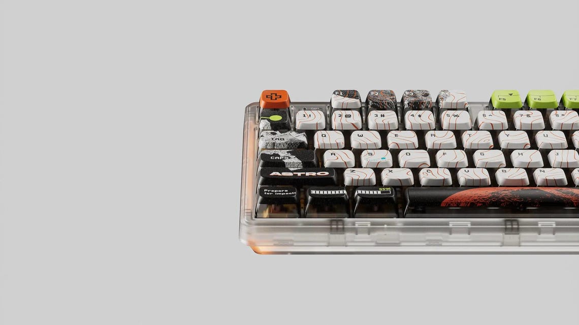 Qwertykey80 Astro Bluetooth Wireless Hotswap RGB QMK/VIA-L Gasket ...