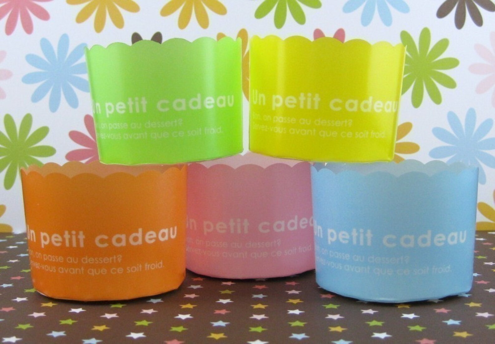 Colorful Baking Cups Set - Etsy