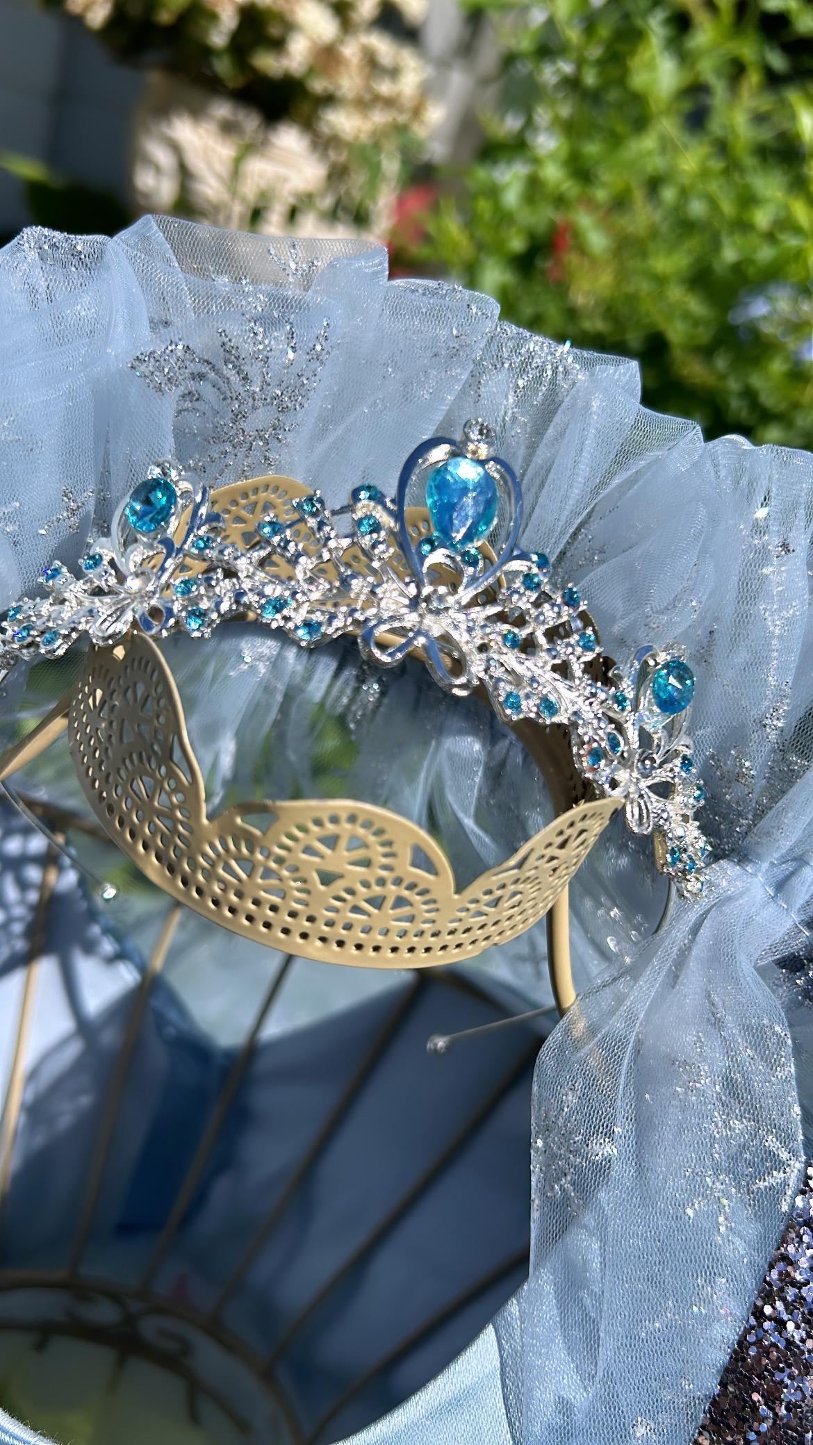 Custom Elsa Costume With Cape and Crown - Etsy