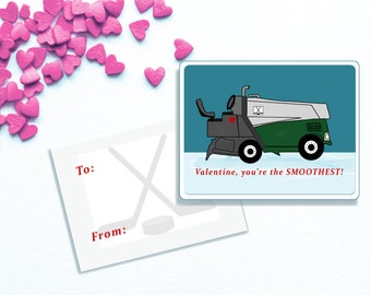 Hockey Themed Valentines Valentine Cards 25 Pack - Etsy