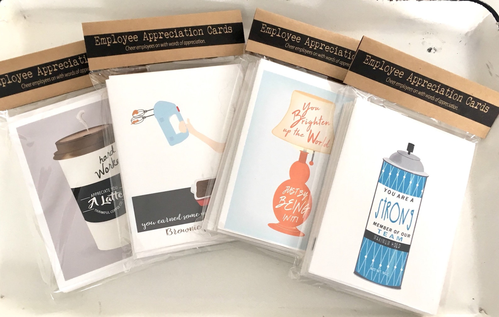 Employee Appreciation Card Pack - Etsy