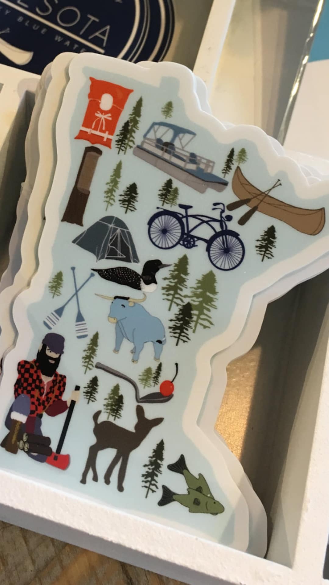 Minnesota Decal - Etsy